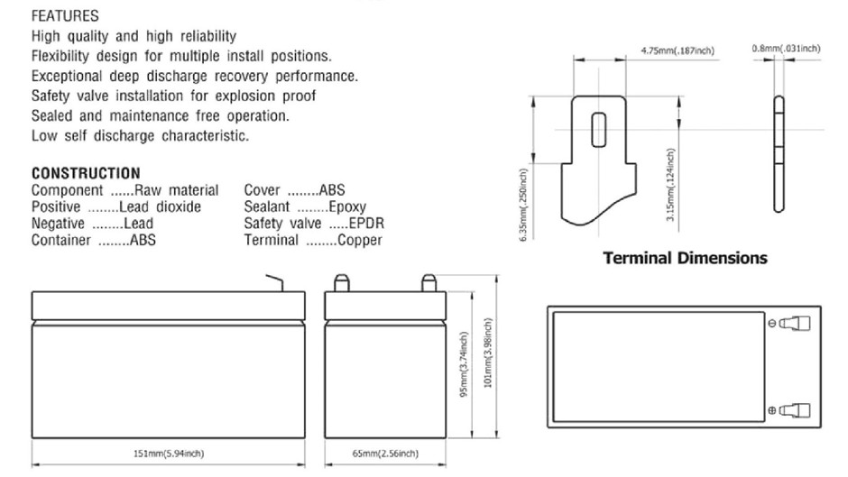 ZIRCON ZC-Battery/12V/7.2AH - BISMON | All of Comunication Products ...