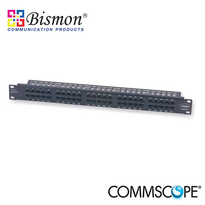 (Commscope)Telephone Patch Panel 50 Port(1U) | Bismon