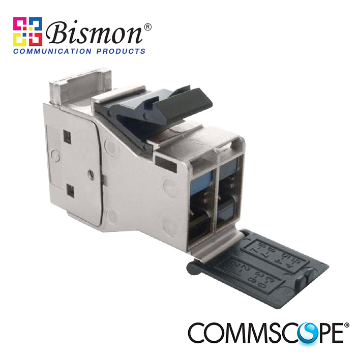 (Commscope) Shielded Modular Jack Cat.7,TWISTDust Cover/Aluminium | Bismon