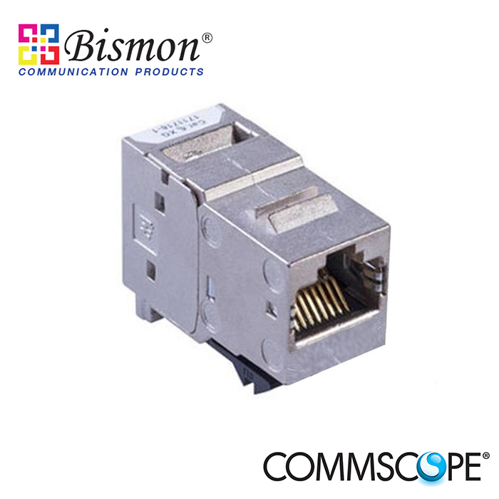 (Commscope)Shielded Modular Jack Cat.6A,TWISTDust Cover/Aluminium Patch ...
