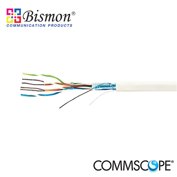 (Commscope) FTP Cable Cat.5e,4 Pair,White,305M/Box | Bismon