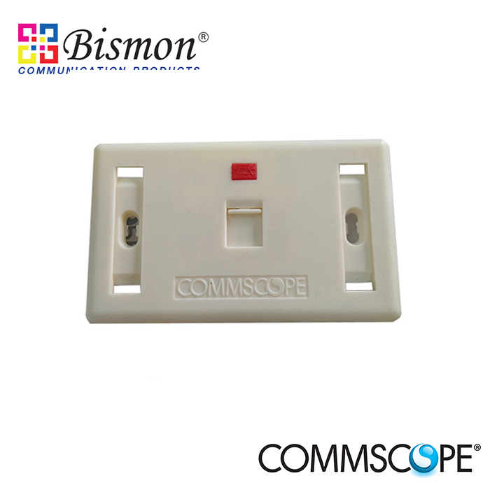 (Commscope)Face Plate Kits, Standard 1 Port | Bismon