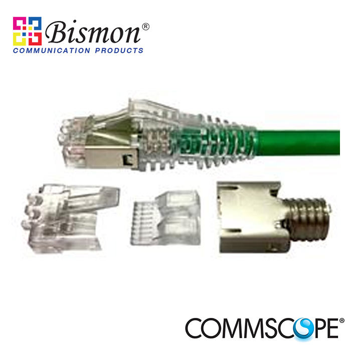 (Commscope)Cat.6 Modular Jack RJ45 SL Series,Blue color | Bismon