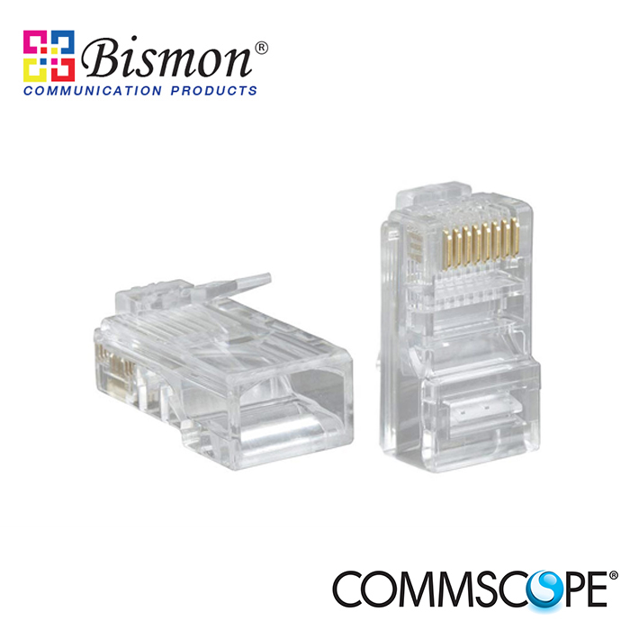 (Commscope)Modular Plug Boot for RJ45, Blue color | Bismon