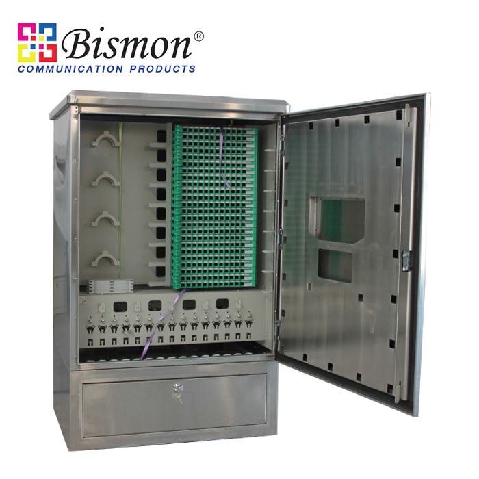 288 Core (Stainless) Cabinet Outdoor Fiber optic | Bismon