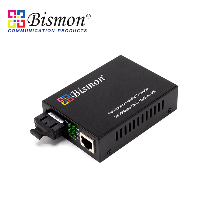 Media Convertor 10/100Base-TX to 100Base-FX ,60KM (SM,SC Port ) | Bismon