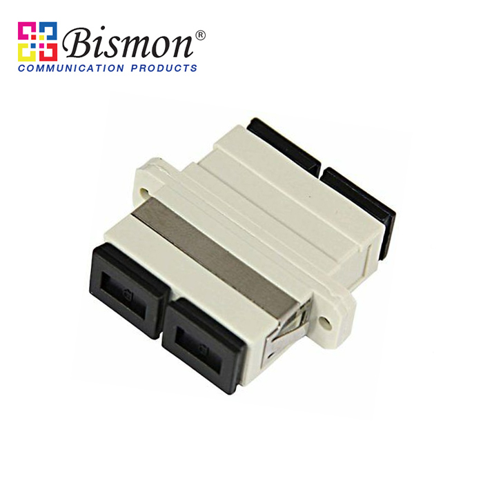 SC-Adaptor MM Polymer Housing, Phos.Bronze Simplex-Type,Beige Color ...
