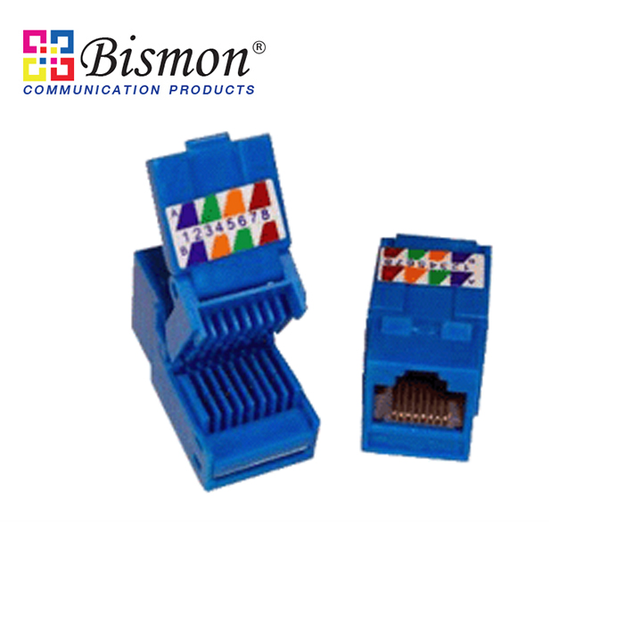 Modular Jack Cat.6, RJ45, with Dust cover | Bismon