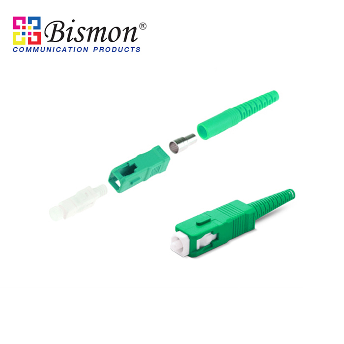 SC-Connector Simplex SM Zirconia Ferrule (APC) Boot 3.0mm | Bismon