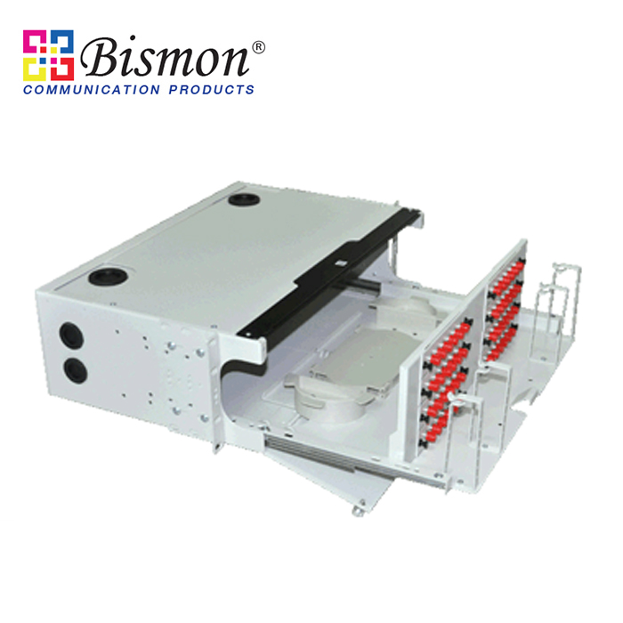 144 Port Rack Mount Enclosure Fiber Slide 3U | Bismon