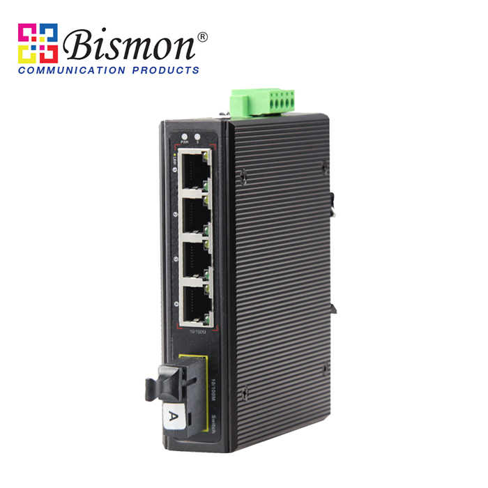 4 *10/100M RJ45 ports and 1*155M SC fiber port (Single-mode, Dual-fiber ...