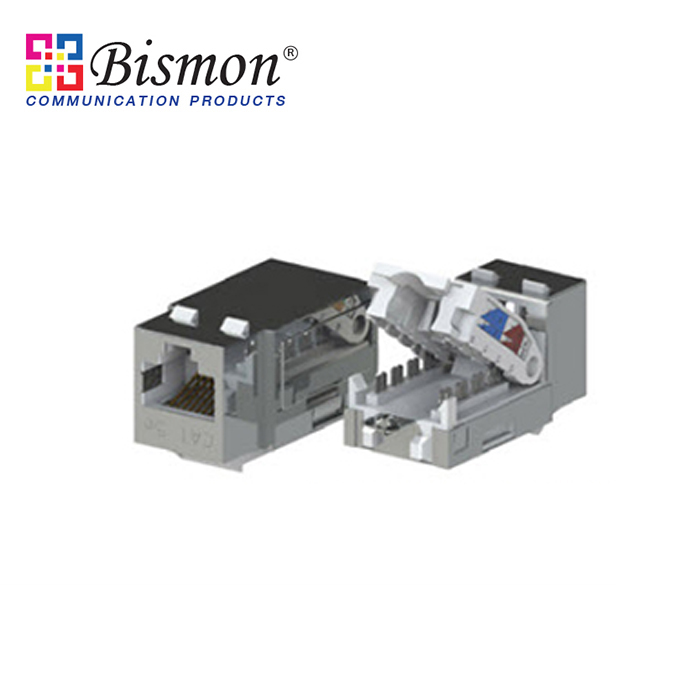 Modular Jack Cat.5e, RJ45, Dust Cover | Bismon