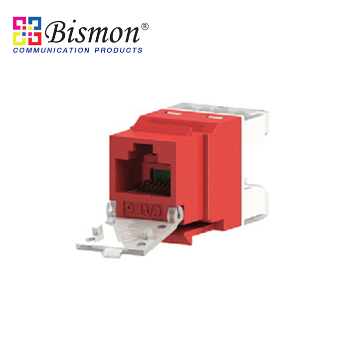Modular Jack Cat.6, RJ45, with Dust cover | Bismon