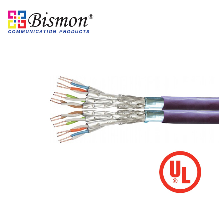 UTP Cable Cat.7A, 4prs, UL CMR Rate, 305M/Reel | Bismon