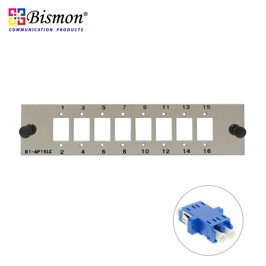 16-LC snap-in adaptor plate-unload (Compatible SC) | Bismon
