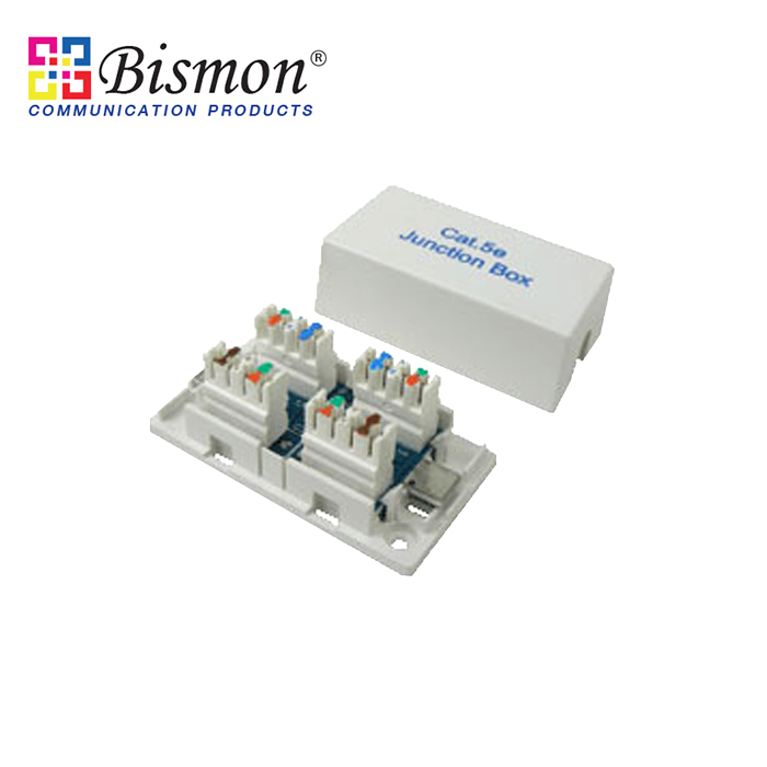 Cat.5e Junction Box Unshielded Type,White | Bismon