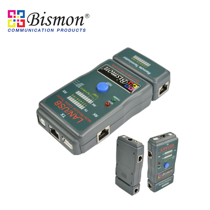 Multi-Modular cable Tester LAN/USB (เครื่อง test สาย UTP และ USB) | Bismon