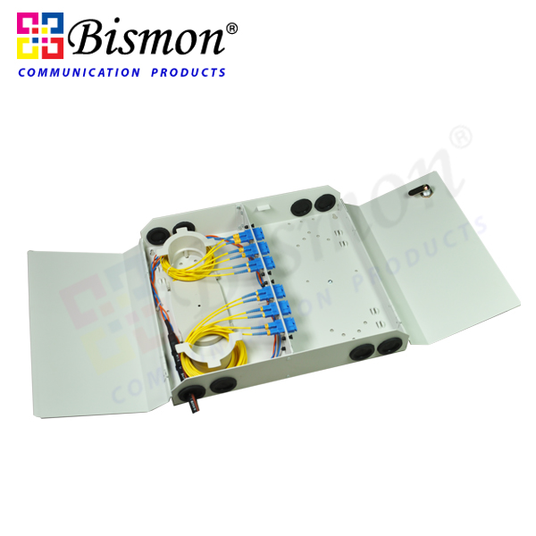 48 Port Wall Mount Enclosure Fiber Optic | Bismon
