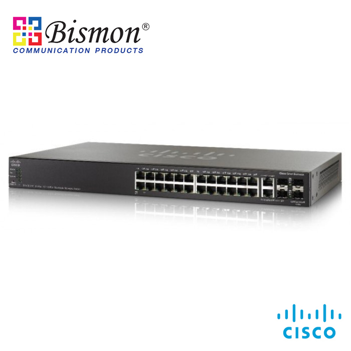 Cisco SG550X-24MP 24-port Gigabit PoE Stackable Switch | Bismon