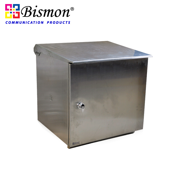 19" Wall Rack 9U Outdoor Cabinet (60cm) Stainless Steel | Bismon