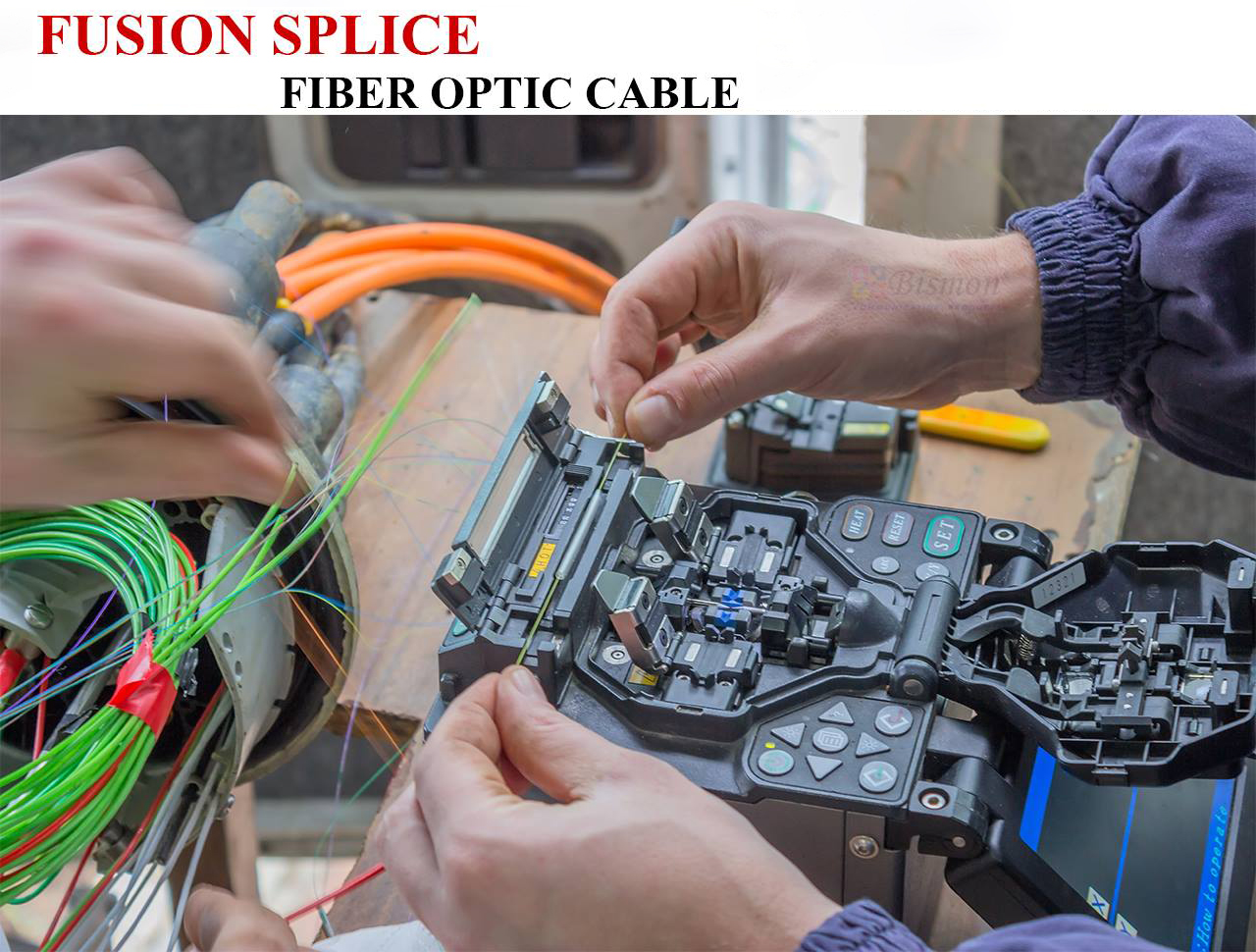 Fusion Splice Fiber optic 17 Core + Test OTDR | Bismon